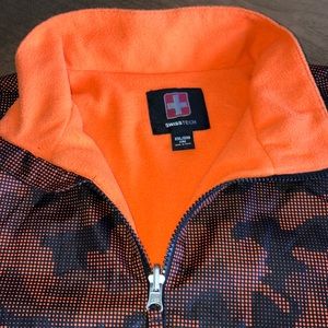 Swiss Tech | Other | Swiss Tech Full Zip Jacket Camo Orange And Black ...
